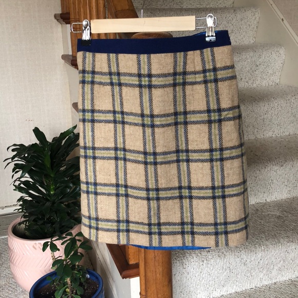 Boden Skirts Boden British Tweed By Moon Y2k Wool Plaid Mini Skirt Poshmark